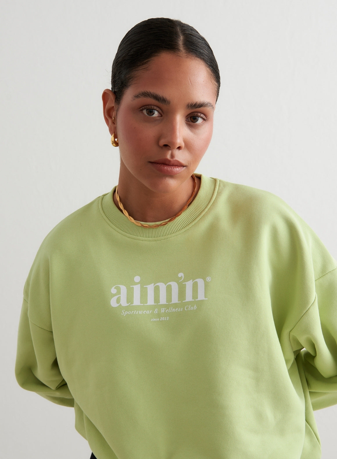 Matcha Club Terry Sweatshirt – AIMN NZ
