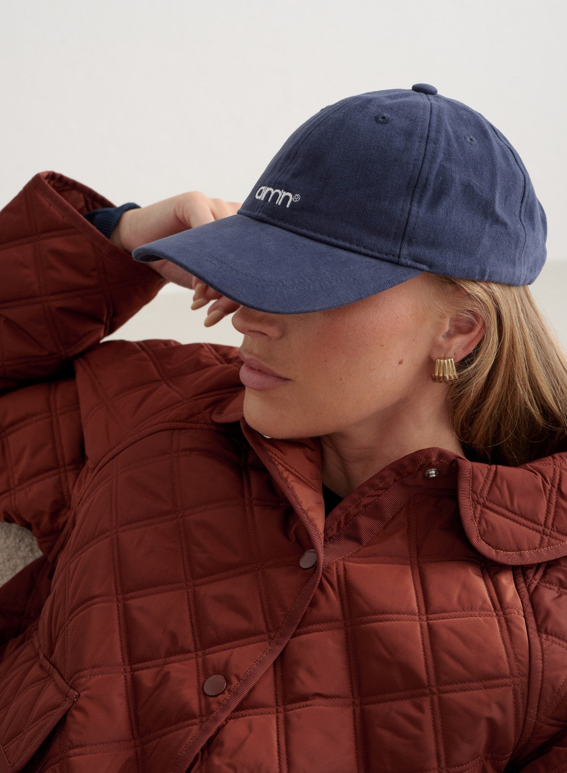 Navy Small Logo Cap – AIMN NZ