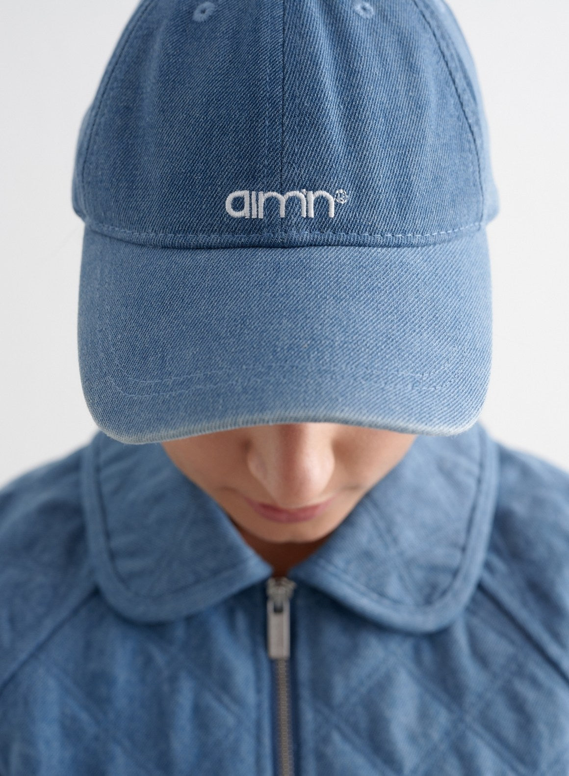 Denim Small Logo Cap – AIMN NZ