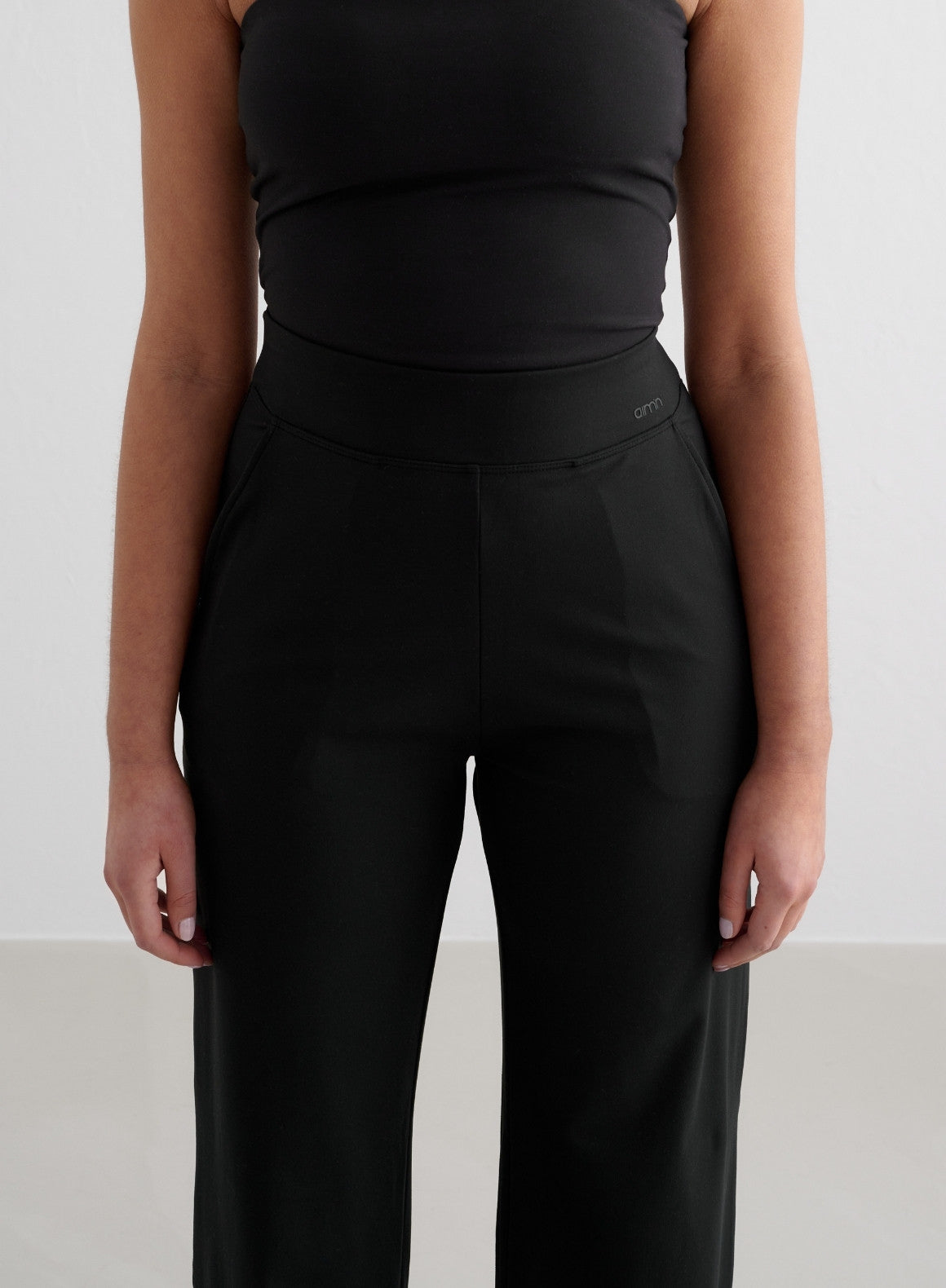 Black Sense Wide Pants – AIMN NZ