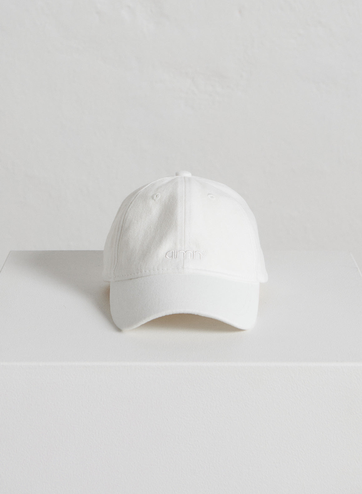 White Small Logo Cap – AIMN NZ