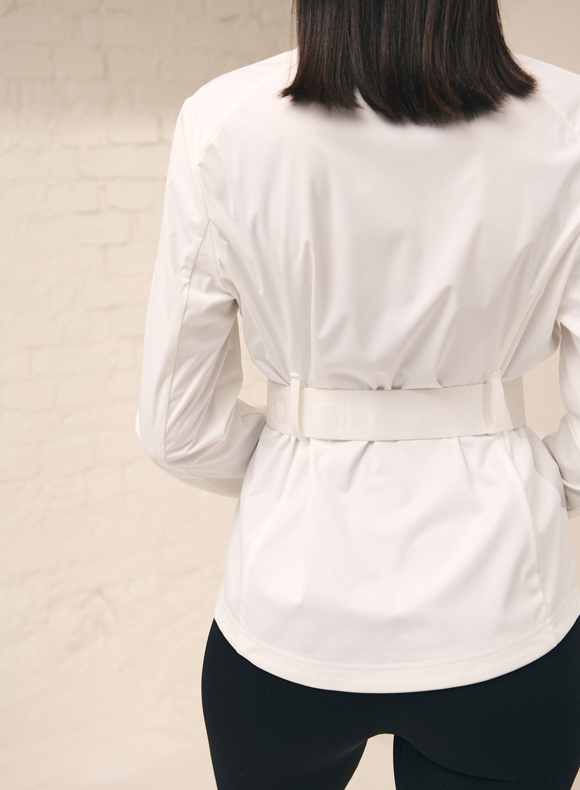 White Softshell 4-Way Stretch Jacket – AIMN NZ