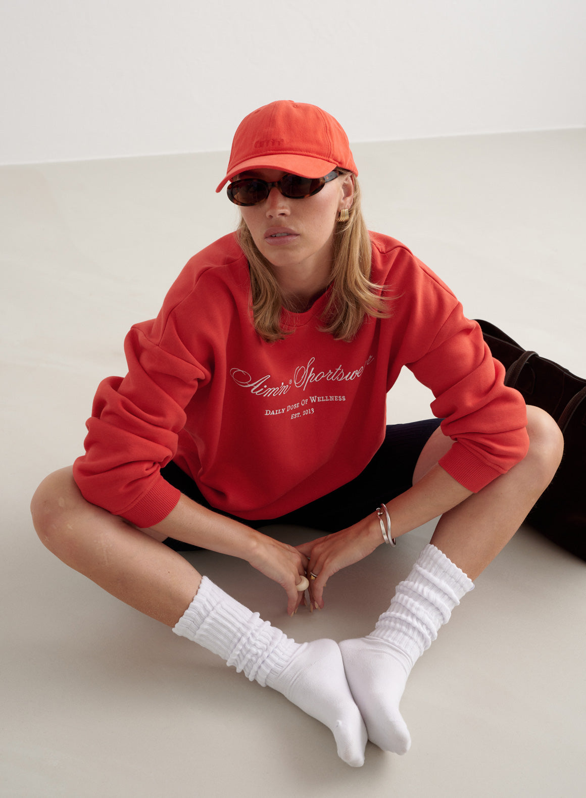 90'S RED SMALL LOGO CAP – AIMN NZ