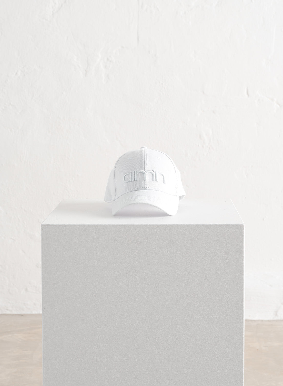White Logo Cap – AIMN NZ