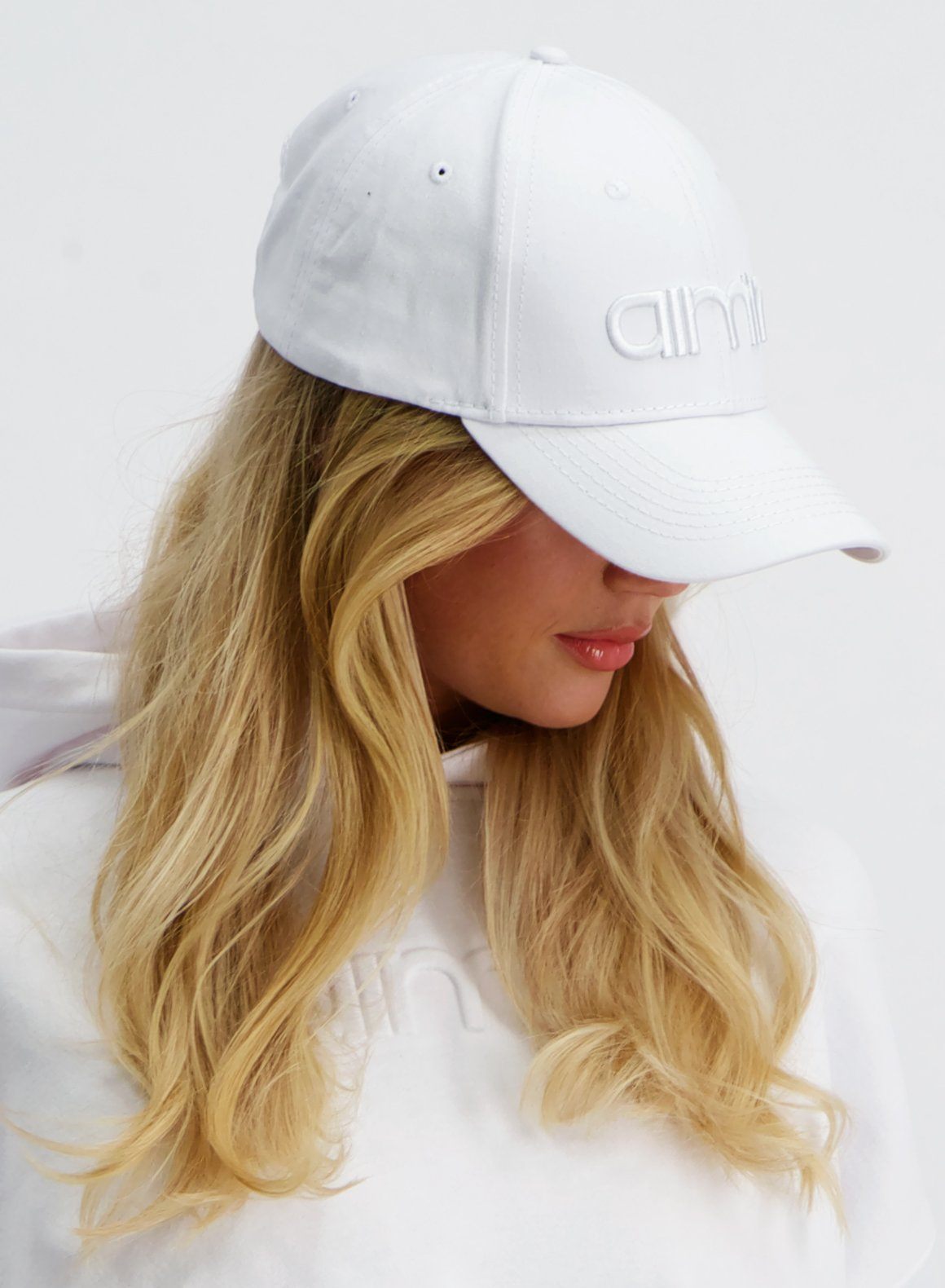 White Logo Cap – AIMN NZ